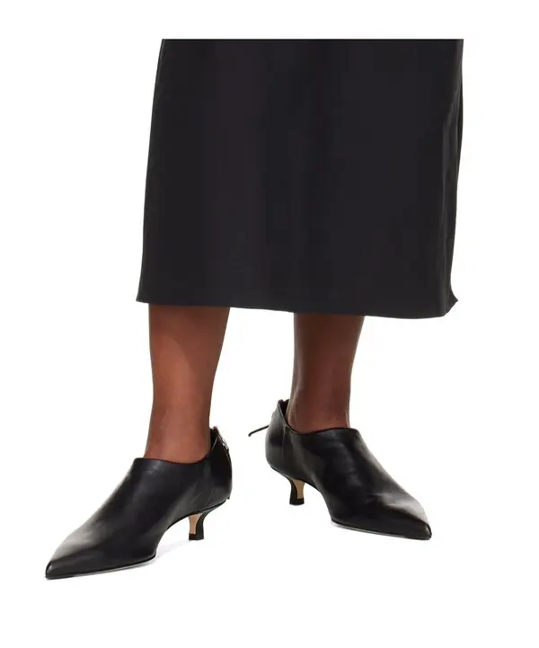 AeydĒ Virun Pointed-toe Kitten-heel Boots