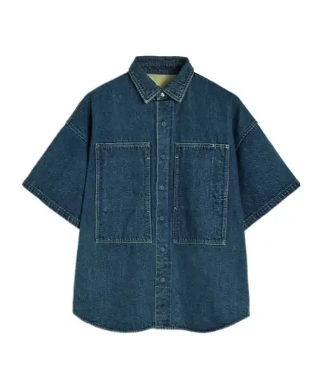 JIL SANDER Denim Shirt With Patch Pockets