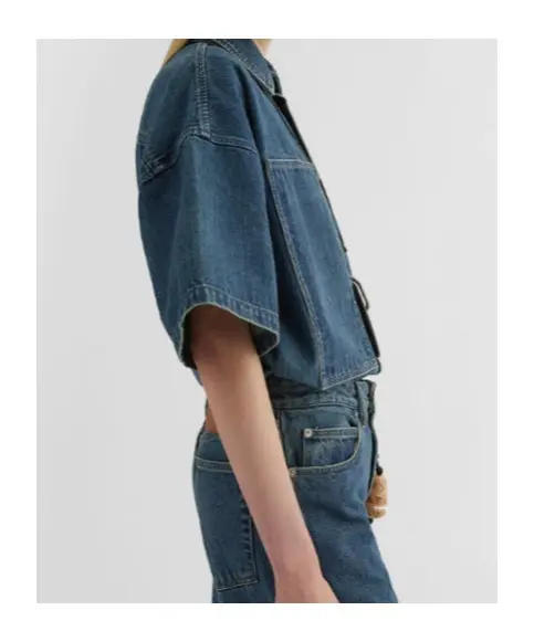 JIL SANDER Denim Shirt With Patch Pockets
