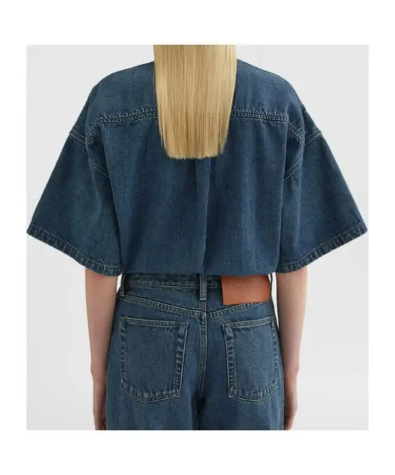 JIL SANDER Denim Shirt With Patch Pockets