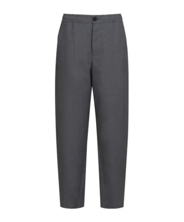 Marni Symbol Straight Leg Trousers - Grey