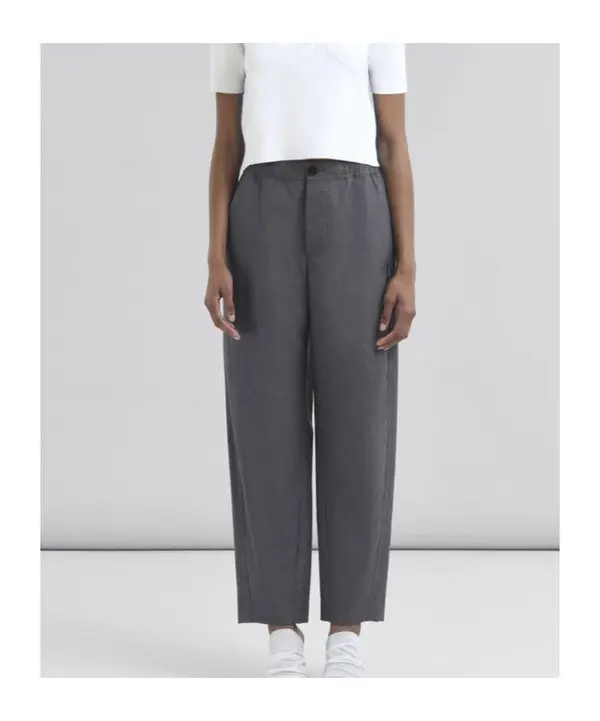 Marni Symbol Straight Leg Trousers - Grey