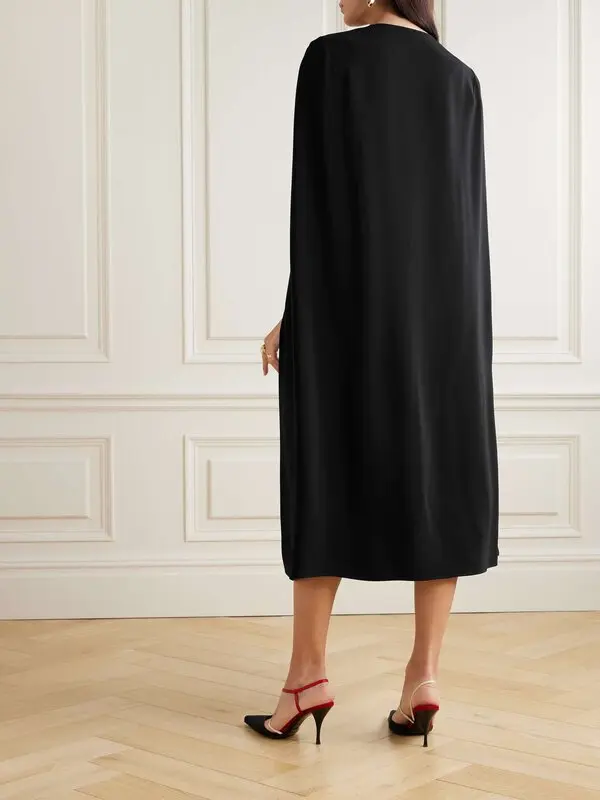 Stella McCartney Cape Effect Midi Dress
