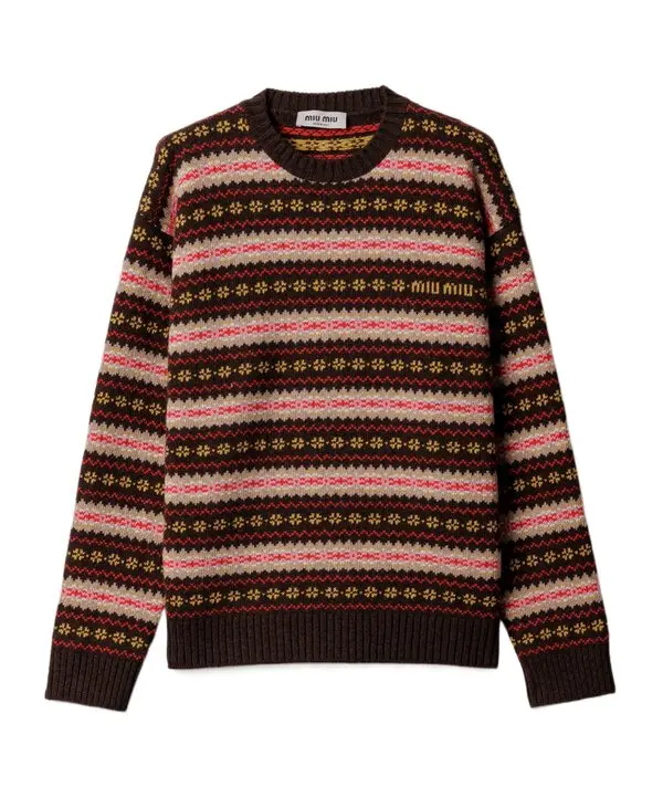 Miu Miu Crewneck Knitted Jumper