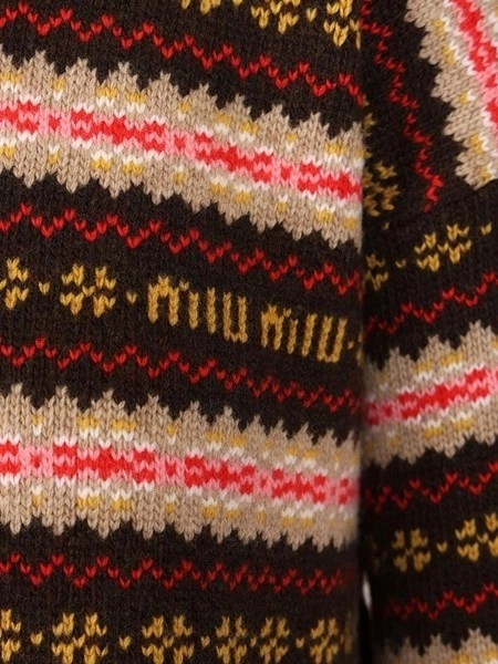 Miu Miu Crewneck Knitted Jumper