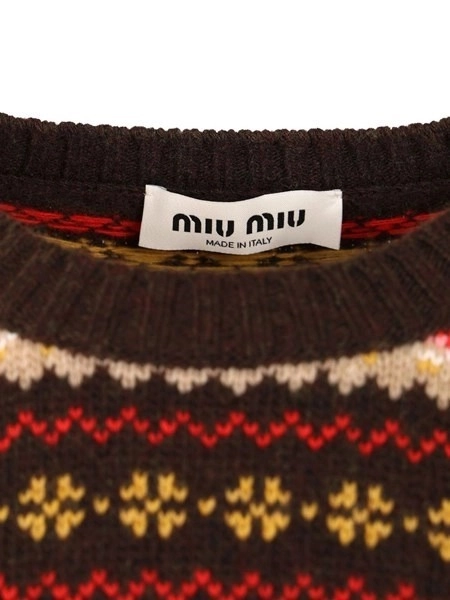 Miu Miu Crewneck Knitted Jumper