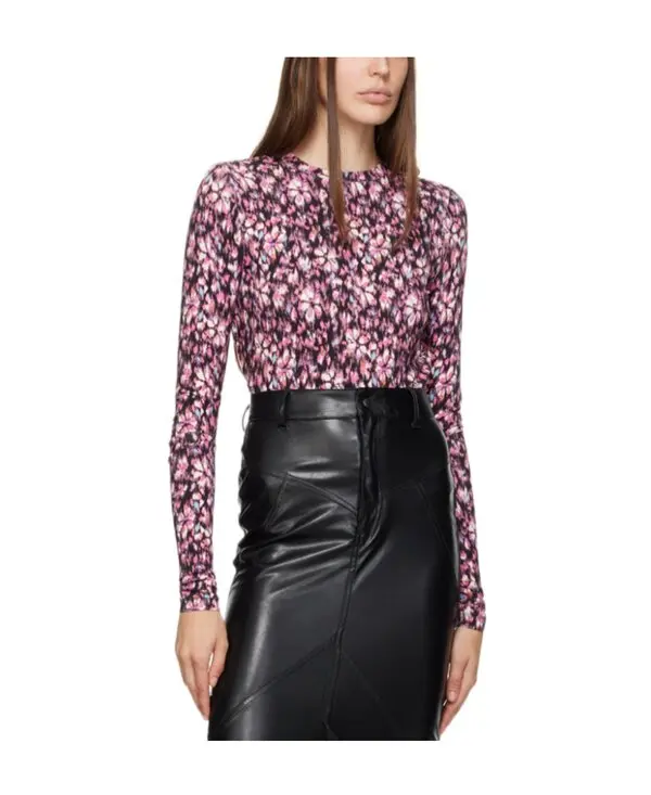 Isabel Marant Étoile Leonio" Printed Long Sleeve Top