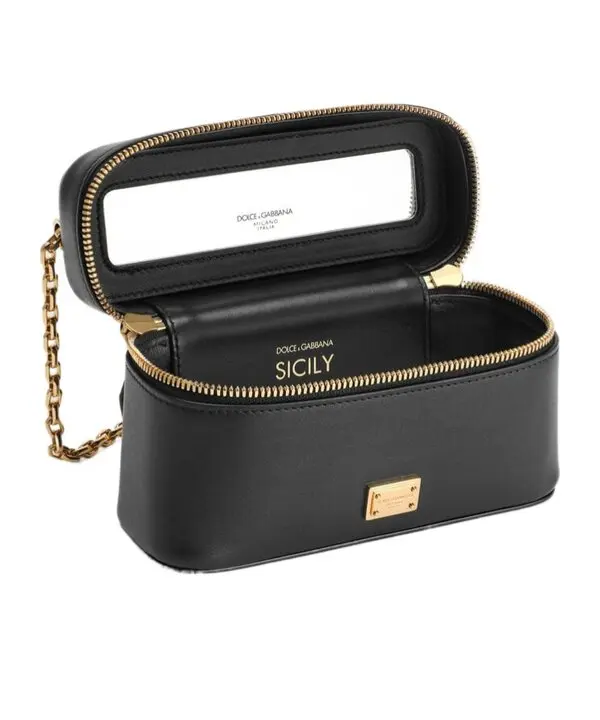 Dolce & Gabbana Sicily Logo Plaque Crossbody Bag