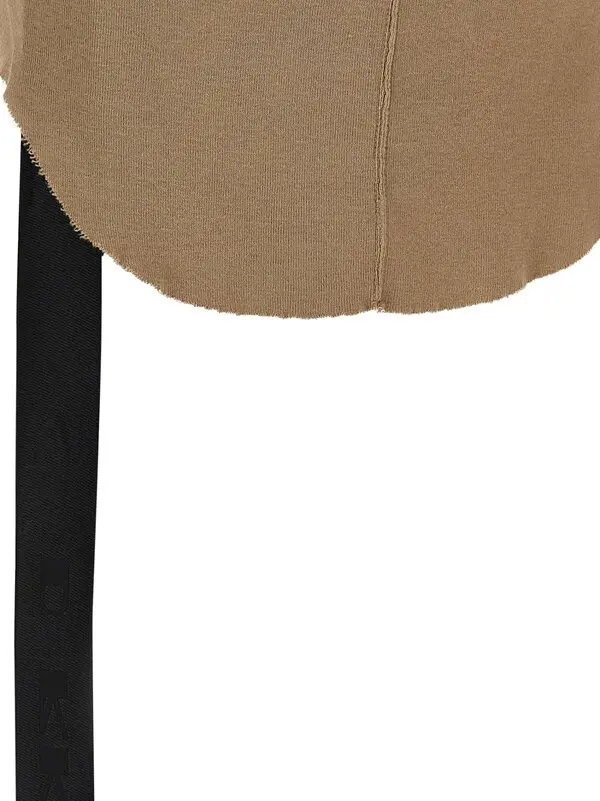 Rick Owens Ribbed Cropped Tank Top