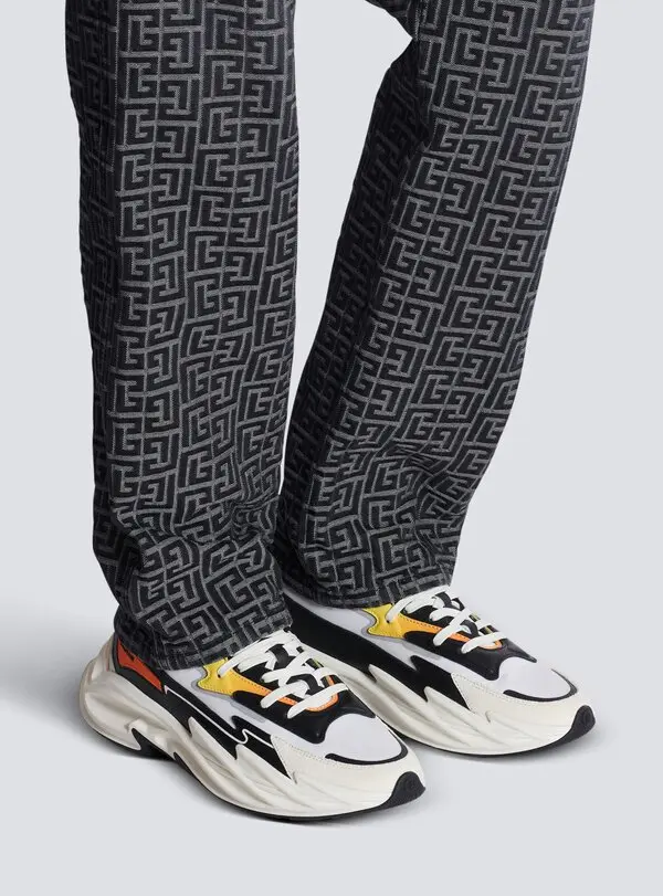 Balmain Run-row" Lace-up Sneakers