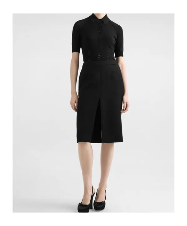 Dolce & Gabbana Fine-knit Polo Top