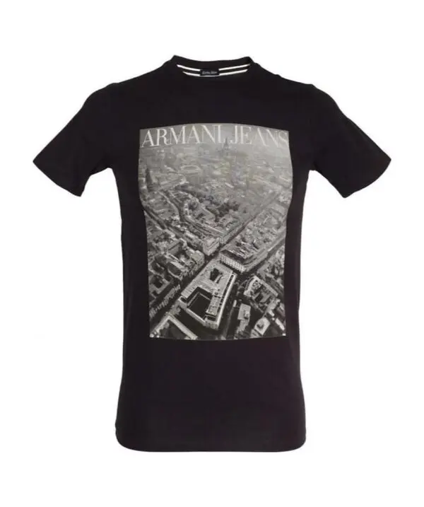 Emporio Armani Printed T-shirt - Black