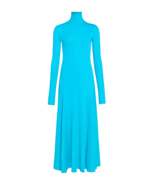 Alaïa Fluid Jersey Heart Back Dress