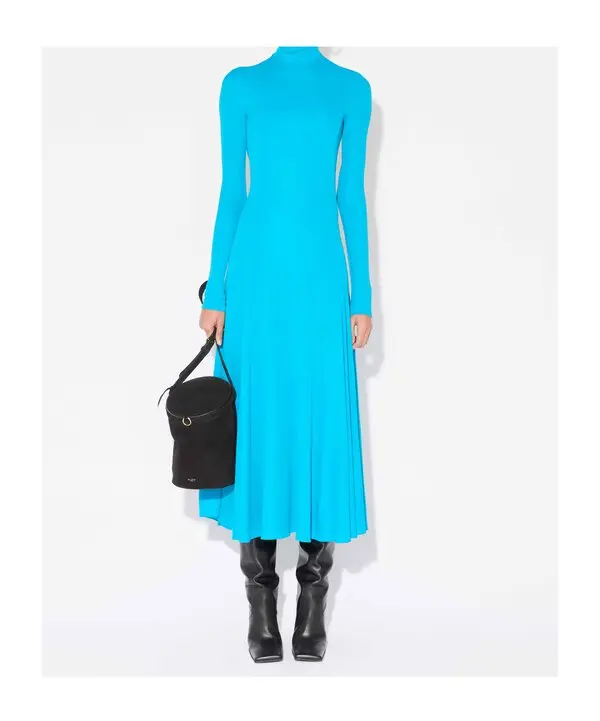 Alaïa Fluid Jersey Heart Back Dress