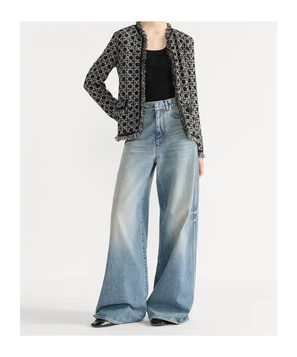 Dior Macrocannage Textured Tweed Jacket