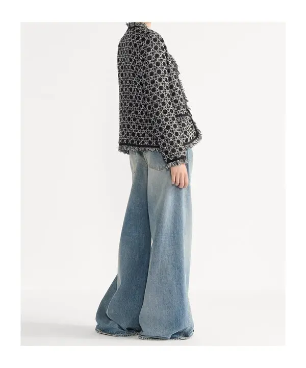 Dior Macrocannage Textured Tweed Jacket