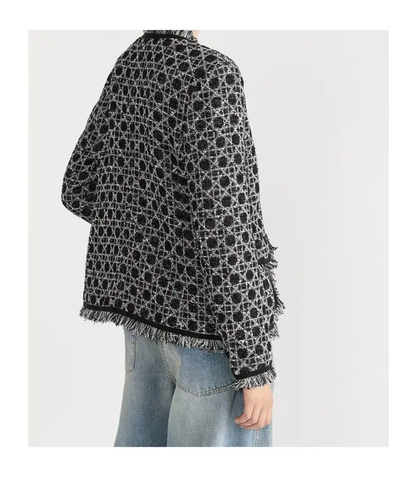 Dior Macrocannage Textured Tweed Jacket