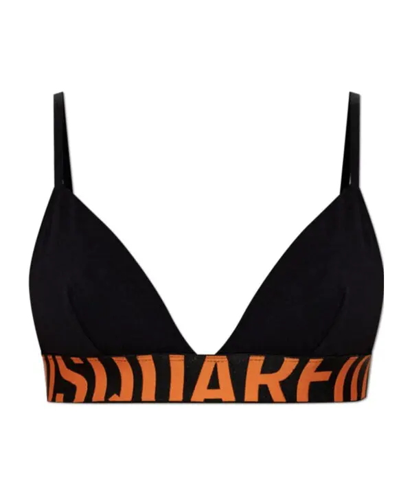Dsquared2 Logo Bra - Black