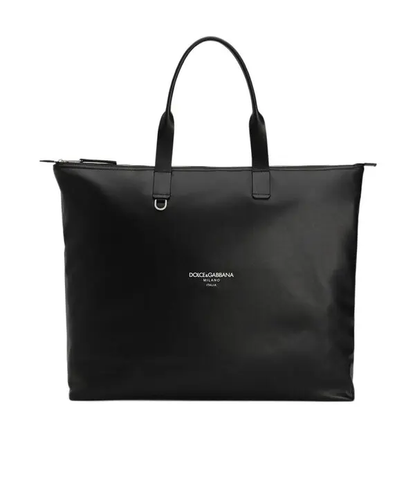Dolce & Gabbana Logo Shopper Bag - Black