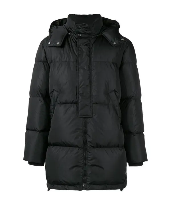MSGM Logo Printed Padded Down Jacket
