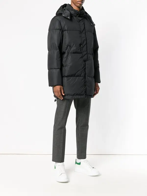 MSGM Logo Printed Padded Down Jacket
