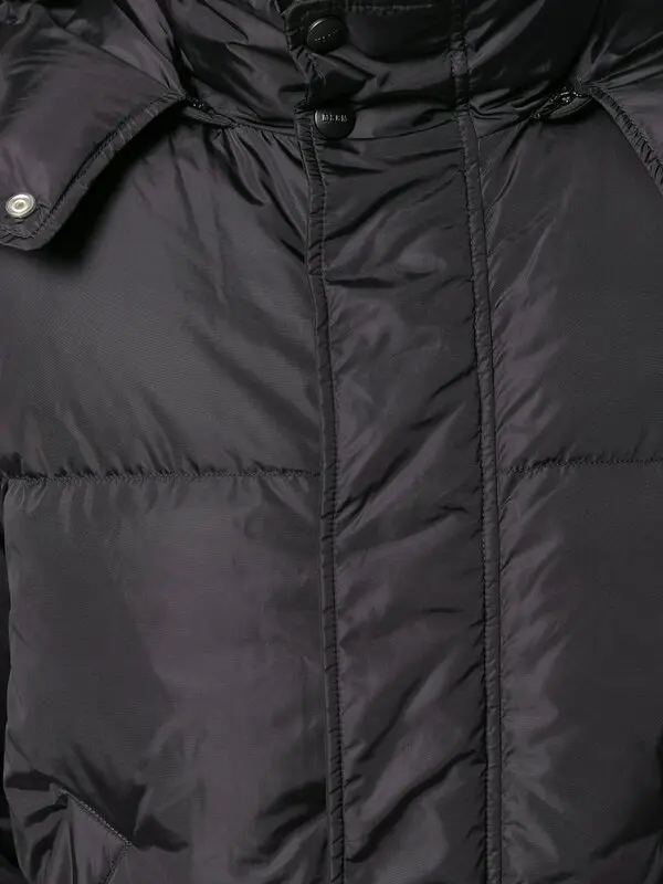 MSGM Logo Printed Padded Down Jacket