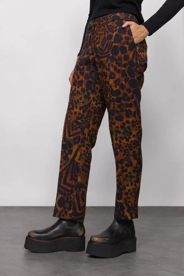 Dries Van Noten Printed Casual Trousers
