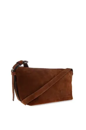 Moschino Embossed Zipped Shoulder Bag