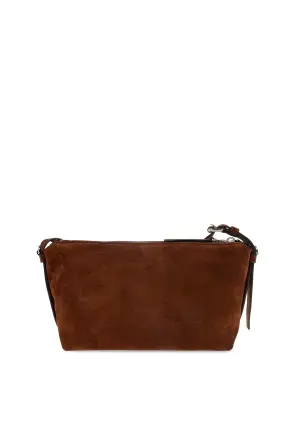 Moschino Embossed Zipped Shoulder Bag