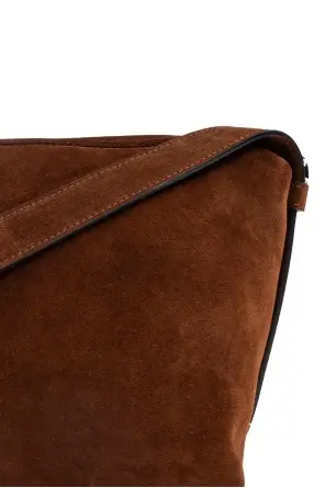 Moschino Embossed Zipped Shoulder Bag