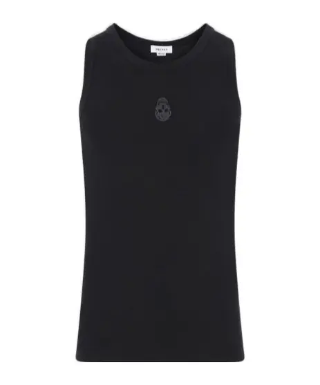 Alexander McQueen Skull Ribbed Tank Top
