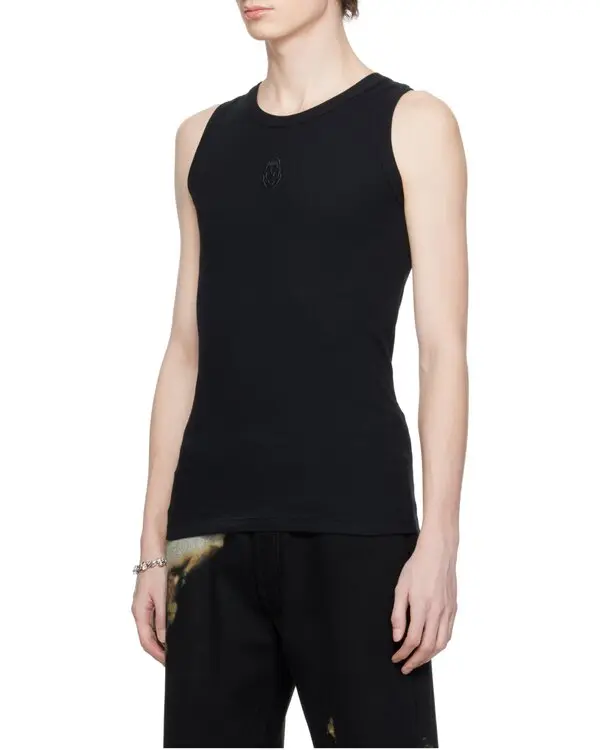 Alexander McQueen Skull Ribbed Tank Top
