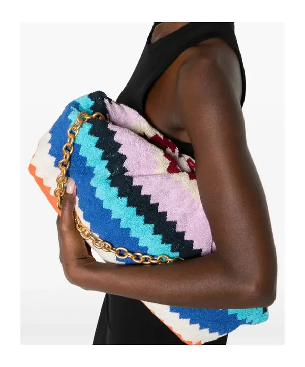Missoni Zigzag Knit Chain Handbag
