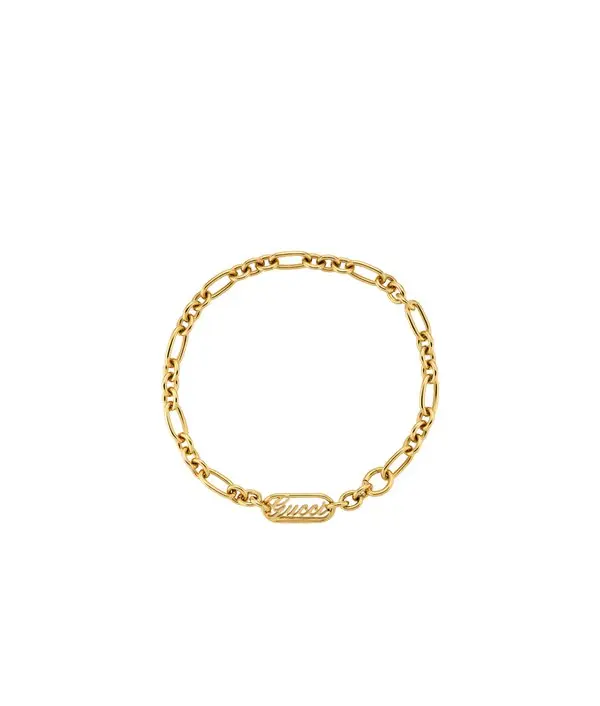Gucci Logo Chain Necklace - Yellow