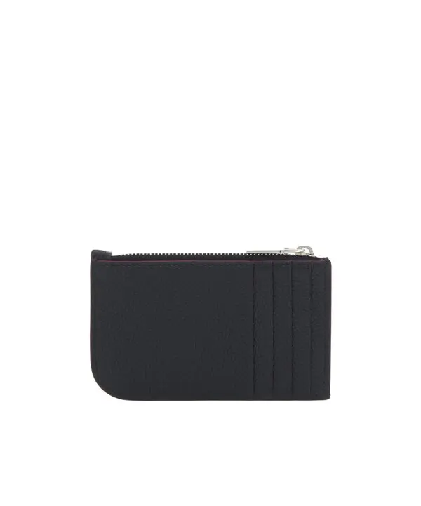 Alexander McQueen Logo Plaque Zipped Card Holders