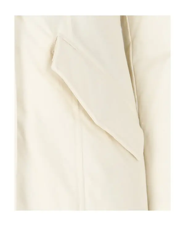 Woolrich Hooded Padded Parka Coat - White