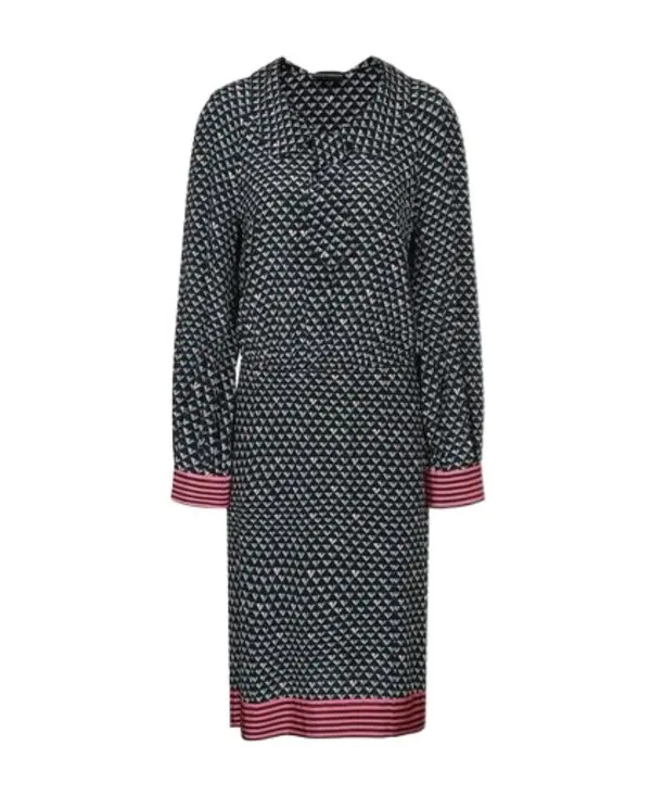 Emporio Armani Printed Collared Shirt Dress
