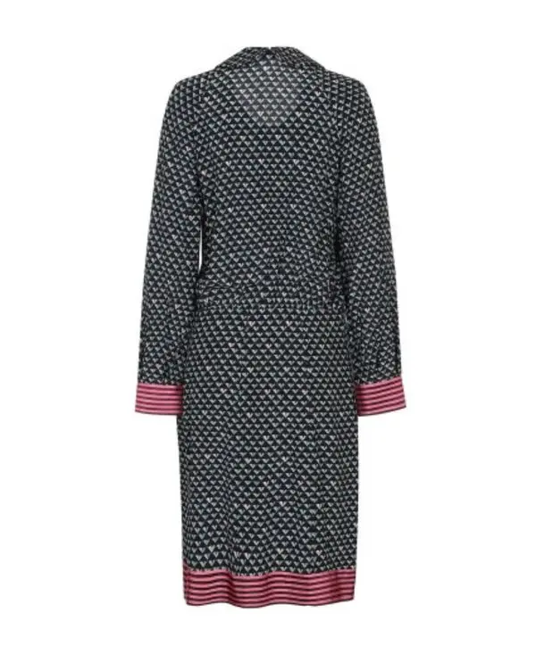 Emporio Armani Printed Collared Shirt Dress