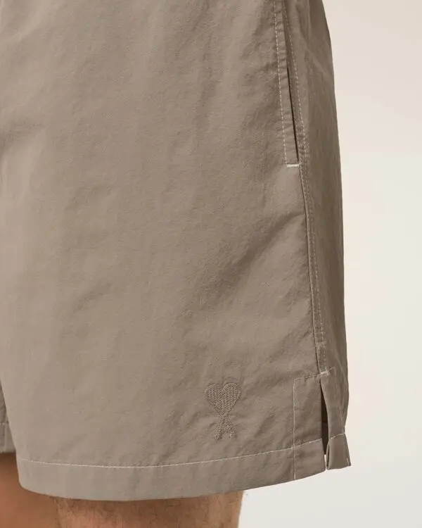 AMI Paris De Coeur Beach Shorts