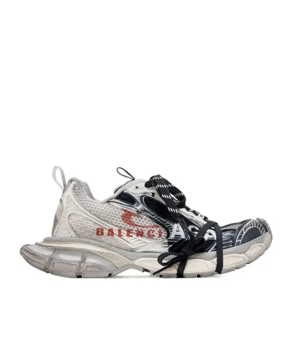 Balenciaga 3xl Mesh Panel Sneakers - White