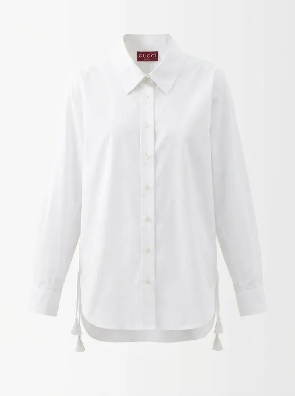 Gucci Floral Jacquard Shirt - White