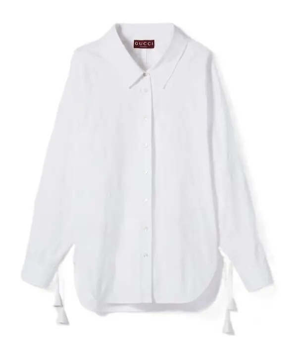Gucci Floral Jacquard Shirt - White