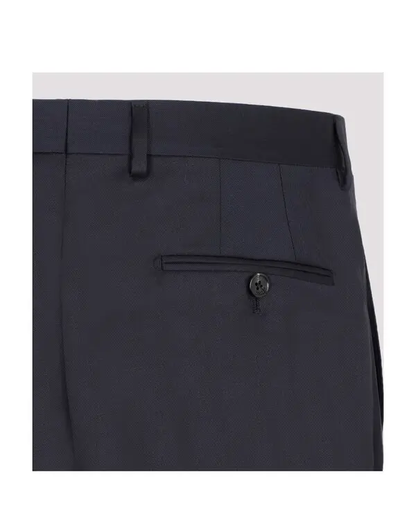 LANVIN Pressed Crease Tailored Trousers