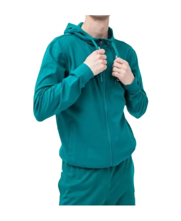 EA7 Hooded Zip Jacket With Logo Detail