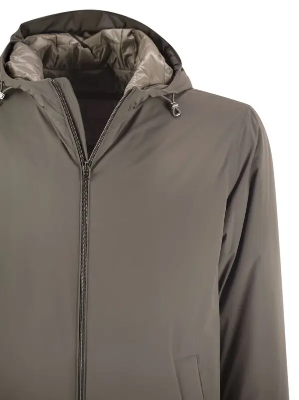 Herno Hooded Casual Jacket - Gray