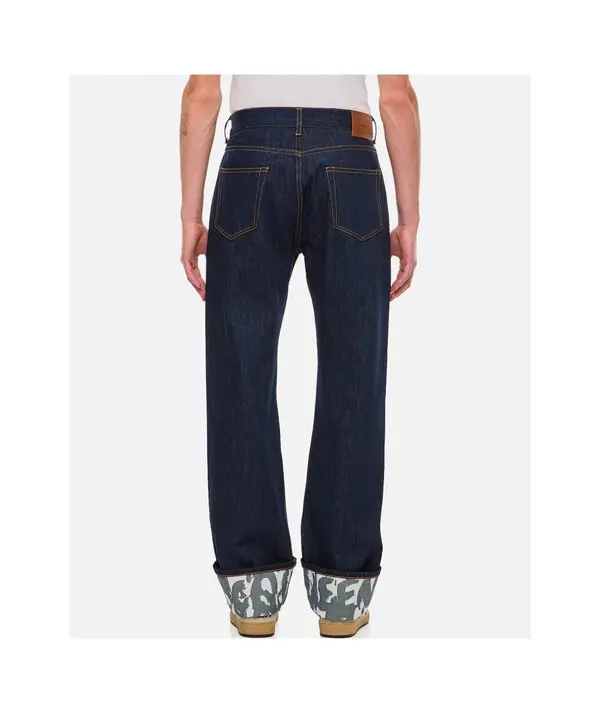 Alexander McQueen Graffiti Straight Jeans