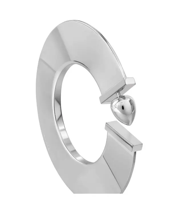 Alaïa Disc-shaped Hoop Earrings
