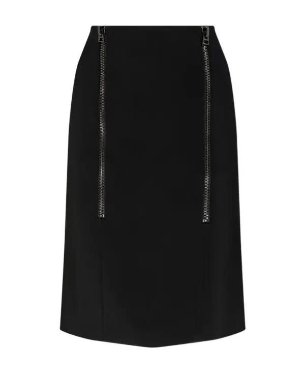 TOM FORD Midi Pencil Skirt With Zipper Detail