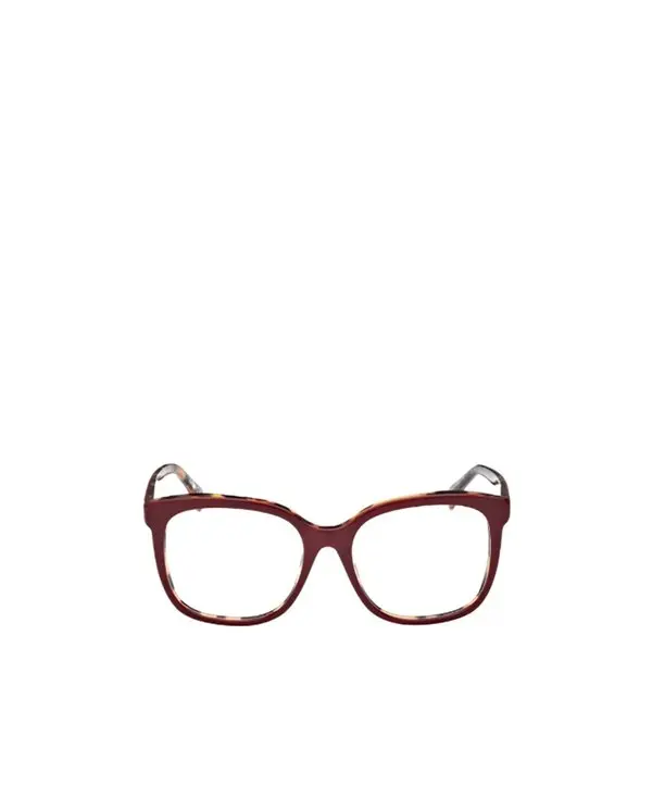Max Mara Square Frame Glasses - Red