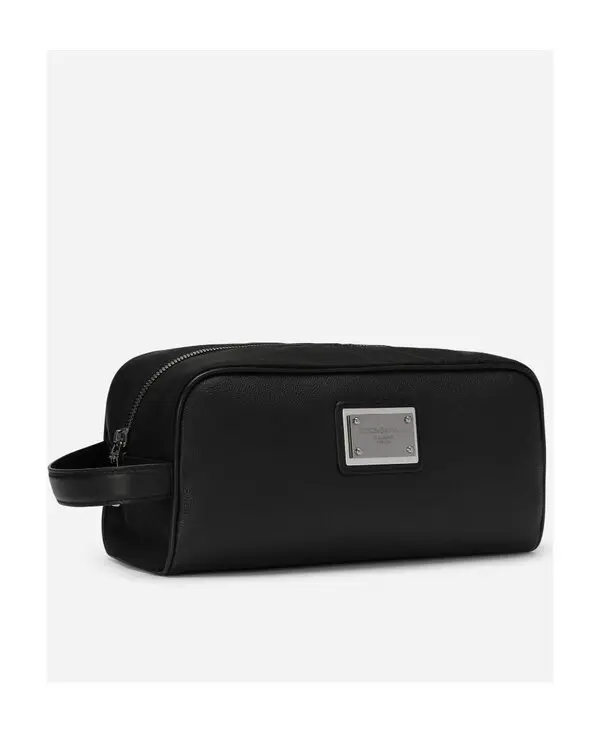 Dolce & Gabbana Dolce Gabbana Logo Plaque Toiletry Bag